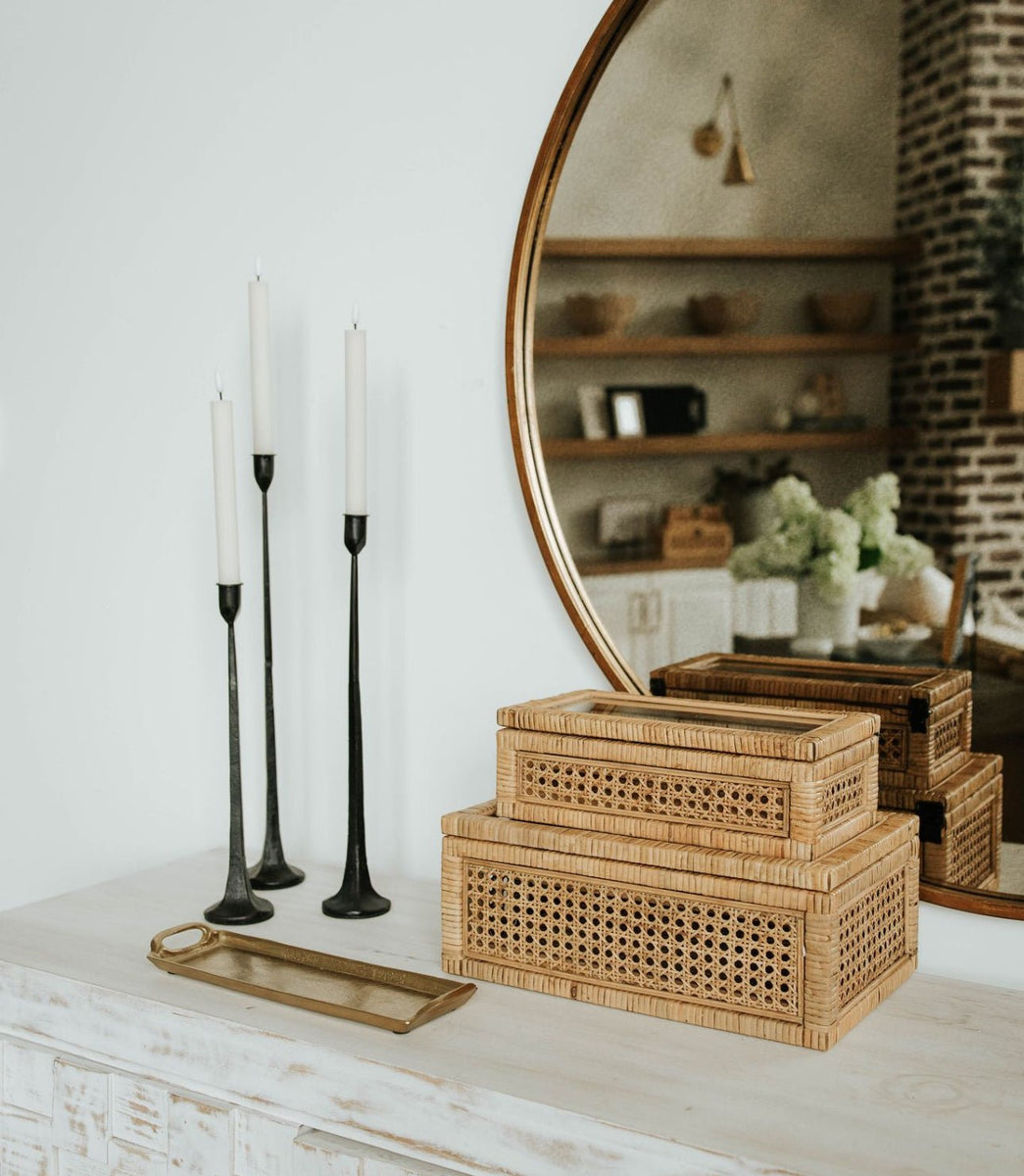 BLACK CANDLE HOLDER SET – The Crowded Table Co.
